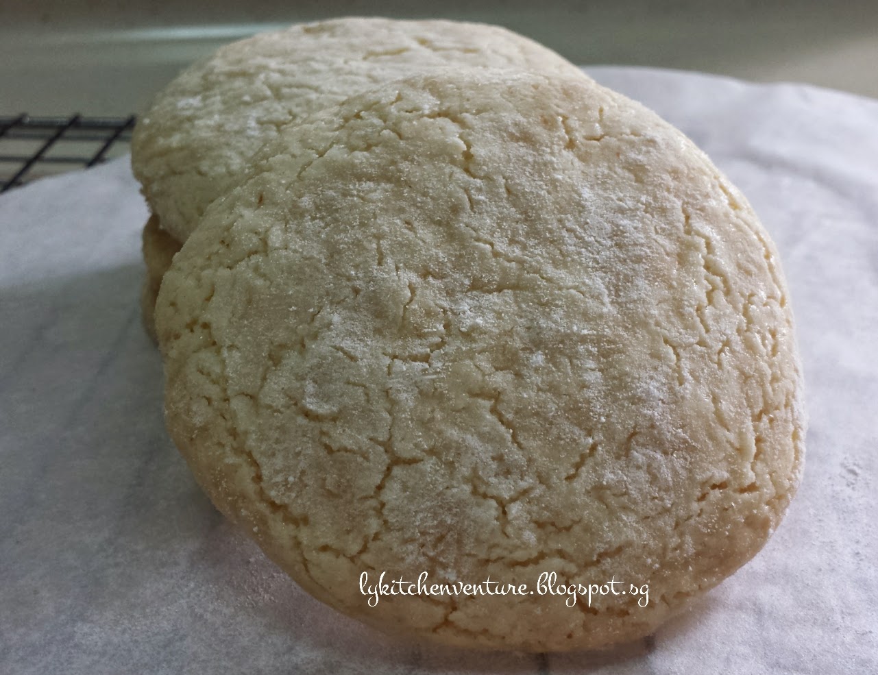 LY's Kitchen Ventures: Guang Su Bing or Kong Soh Peng （光酥饼）